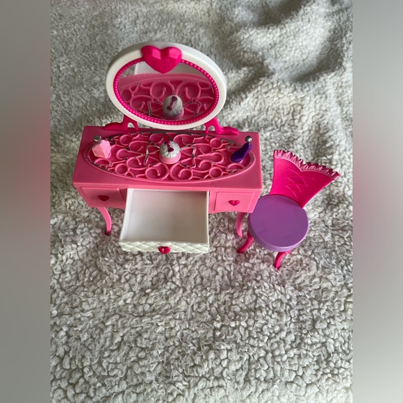 Mattel | Toys | Barbie Glam Vanity Furniture Set | Poshmark